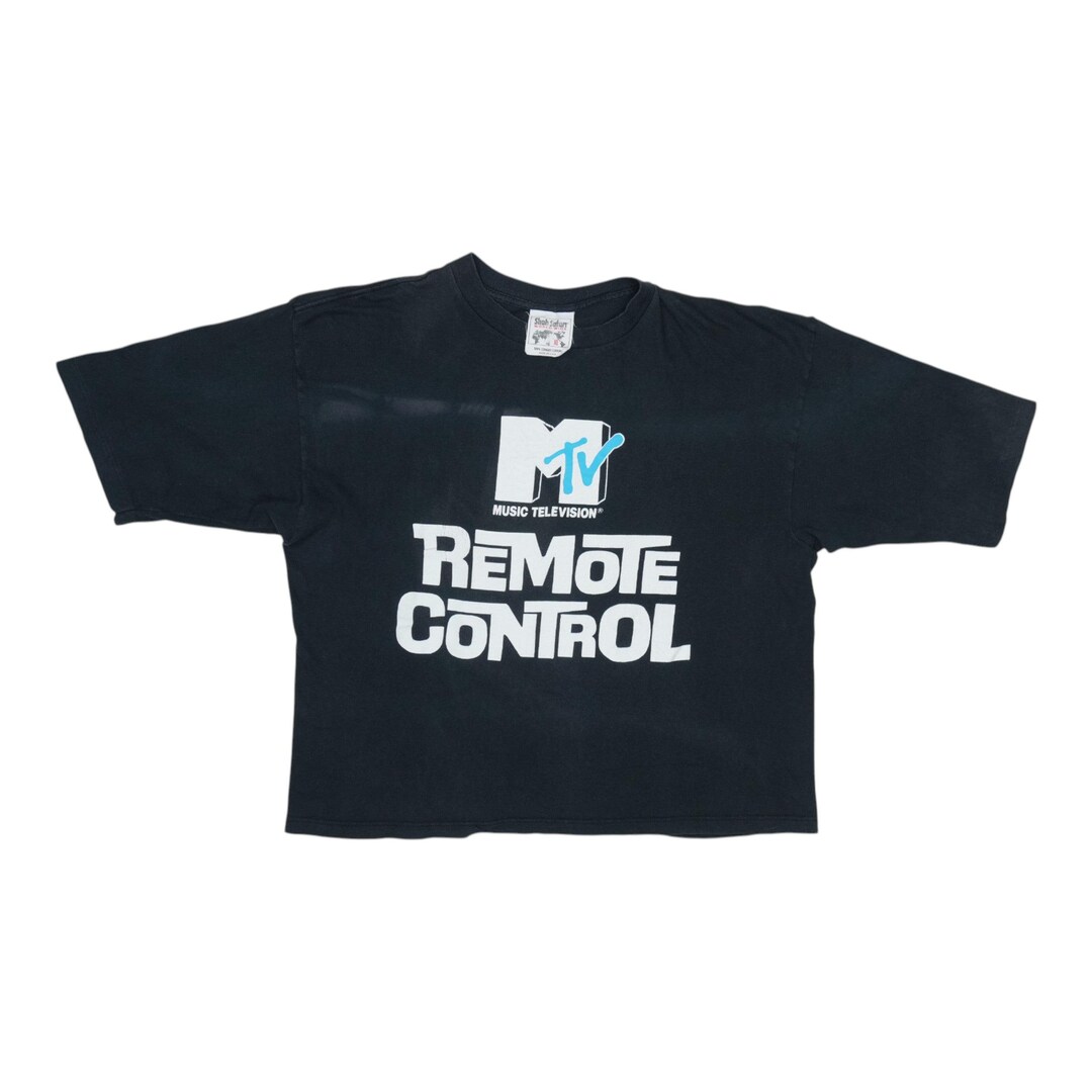 Vintage 1990s MTV Remote Control Crop Shirt - Etsy