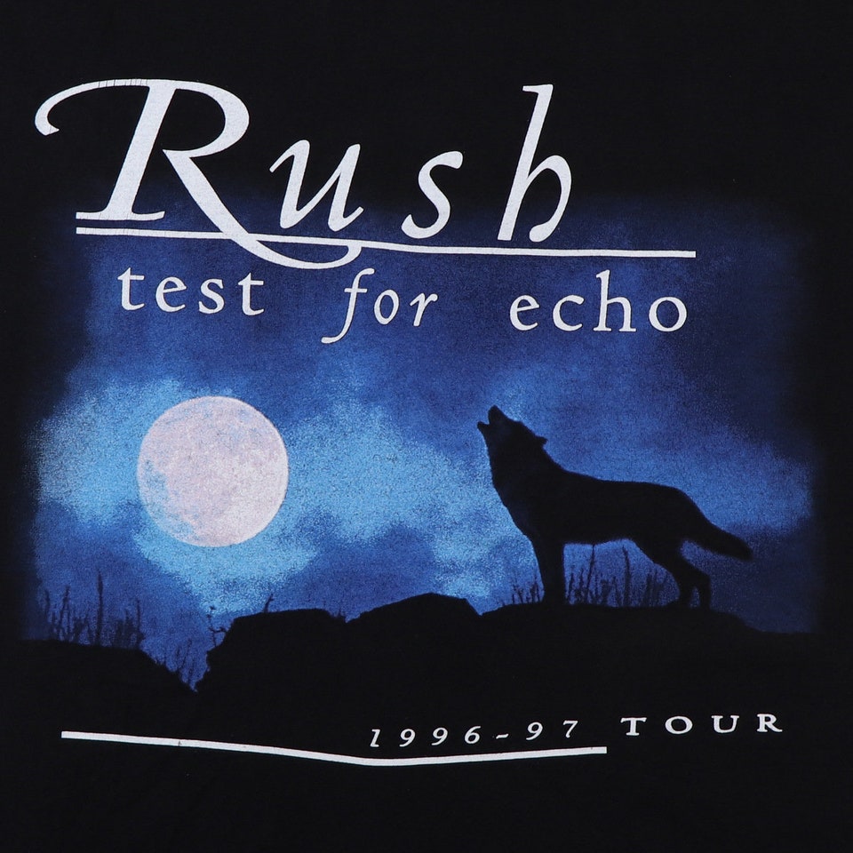 Vintage 1996 Rush Test For Echo Tour Shirt sold by Nambcvt | SKU 367037 ...