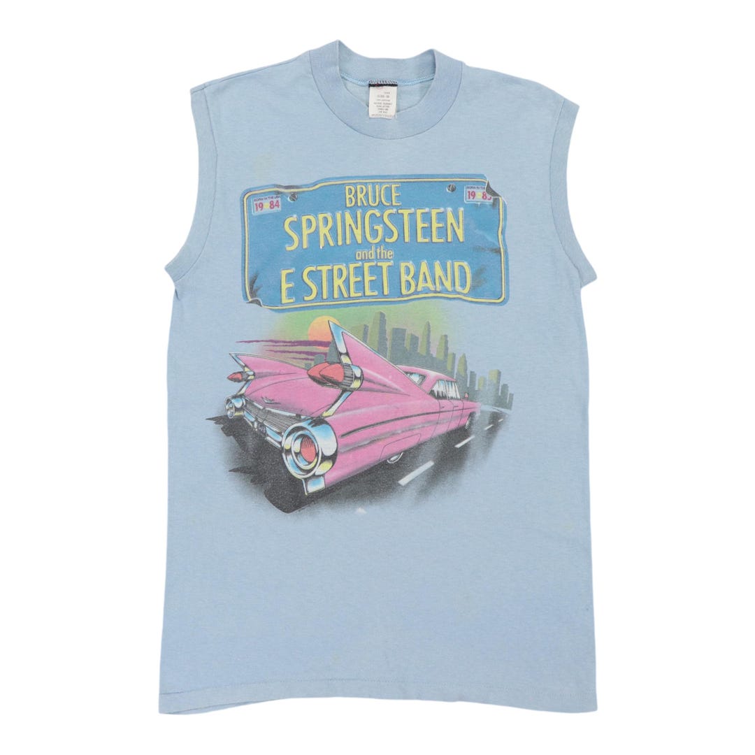Vintage 1984 Bruce Springsteen Sleeveless Tour Shirt - Etsy