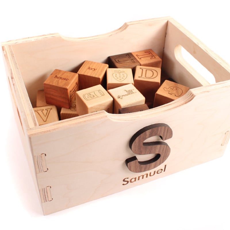 Toy Crate Wooden - Etsy