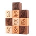 10-piece NUMBER BLOCK SET educational learning set with | Etsy