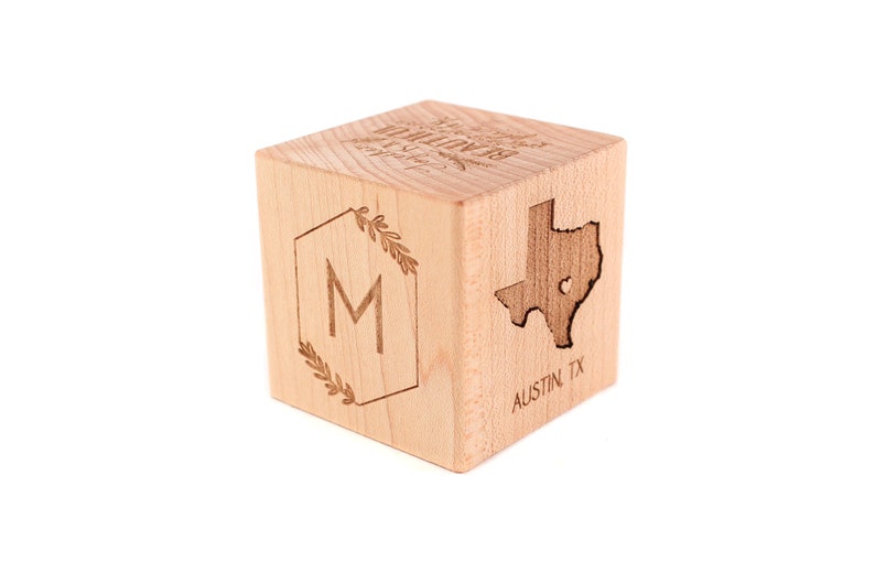 Personalized WEDDING BLOCK Keepsake Wooden Block for | Etsy