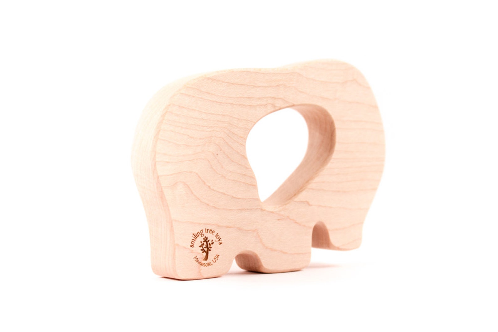 All Natural Elephant TEETHER TOY a Personalized Heirloom - Etsy