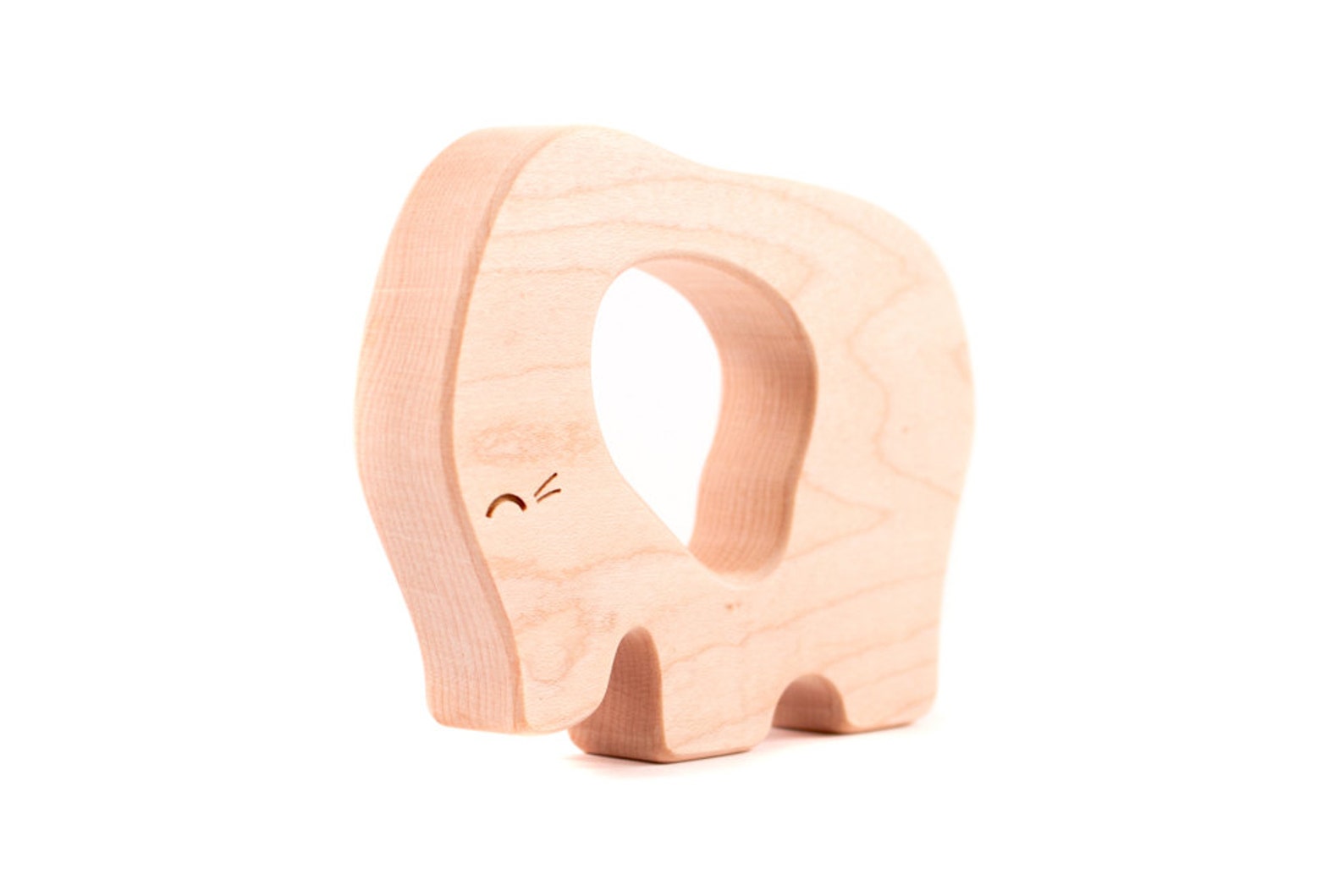 All Natural Elephant TEETHER TOY a Personalized Heirloom - Etsy