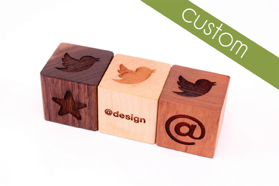 NOT FOR PURCHASE - Custom Engraved Wooden Blocks - Engrave Your Company ...