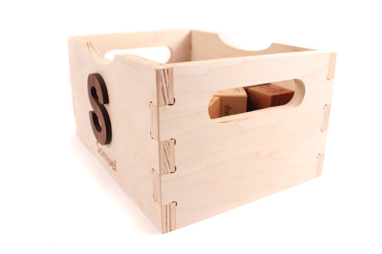 Wooden Toy Crate Personalized Wood Box for Blocks and Toys - Etsy