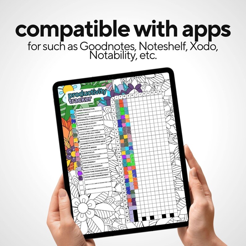 Printable Productivity Tracker | Templates With Coloring Pages and ...
