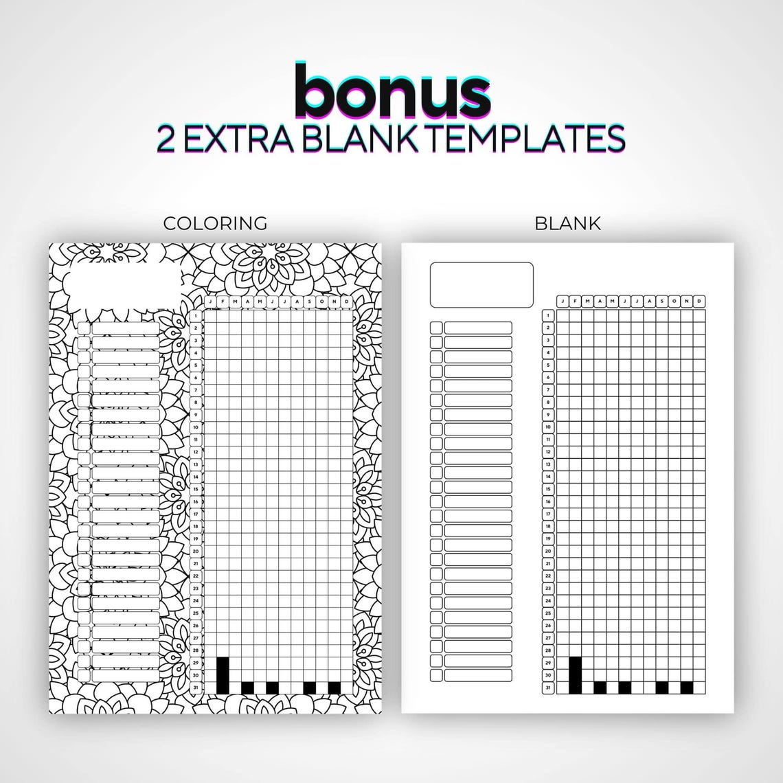 Printable Weather Tracker | Templates With Coloring Pages and Blank ...