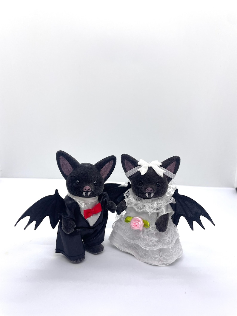 Custom Bat Family Wedding Set – Handmade Sylvanian Families Unique and ...