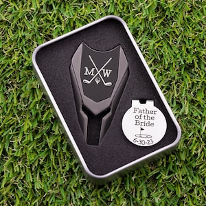Custom Golf Ball Marker Divot Tool Set Personalized Wedding Gift for ...