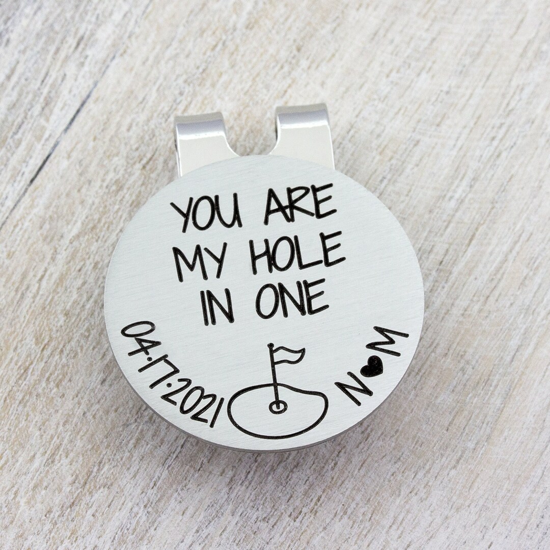 Personalized Golf Gifts for Men - Custom Golf Ball Marker With Hat Clip ...