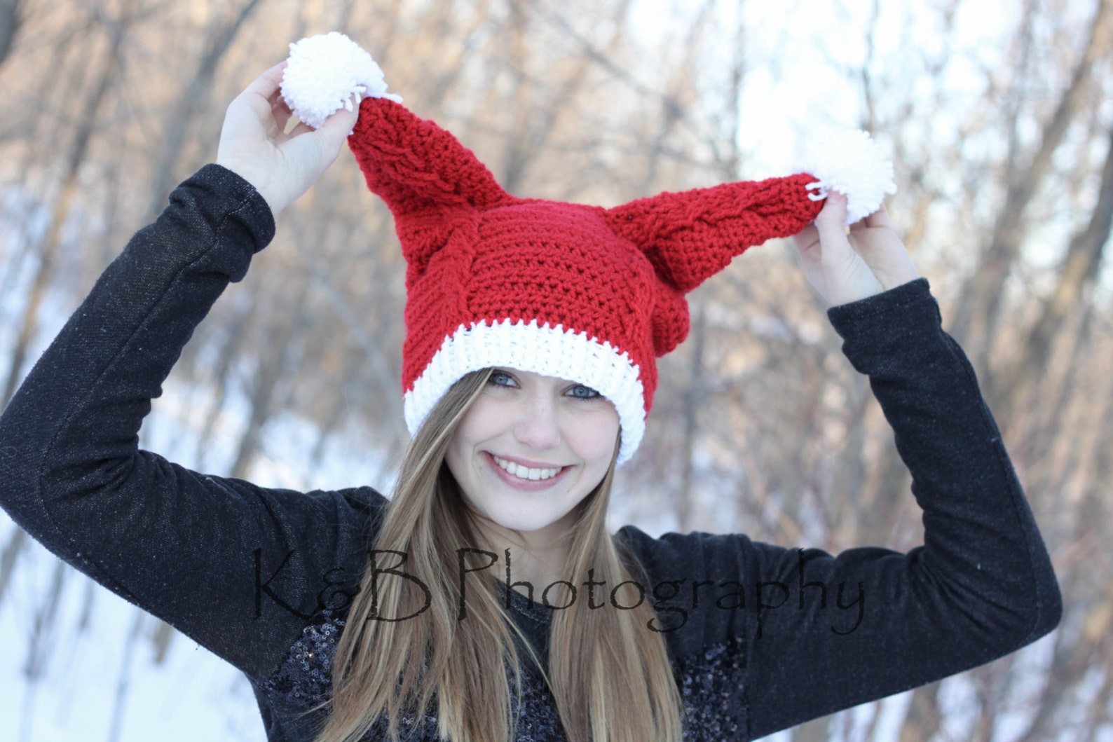 Penny's Santa Hat - Crochet PDF Pattern, Instant Download - Etsy