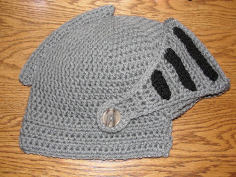 Instant Download PDF Sir Knight Helmet Crochet Pattern - Etsy