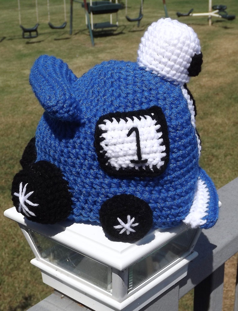 Speed Racer Beanie - PDF Crochet Pattern - INSTANT DOWNLOAD - Etsy