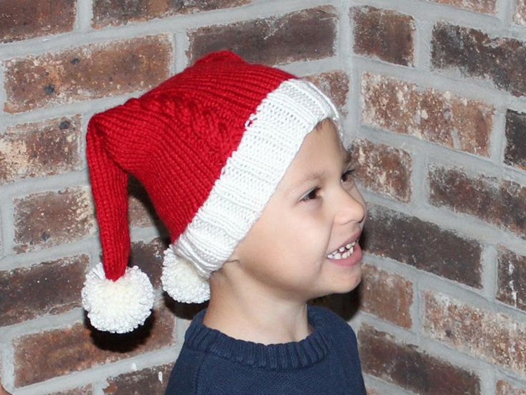 Penny Santa Hat - KNIT, Pdf Pattern Only - Etsy