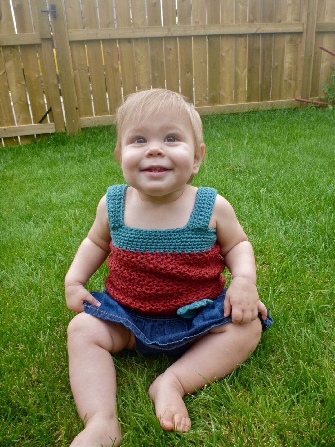 Selina Baby Tank Top - PDF Crochet Pattern - INSTANT DOWNLOAD - Etsy