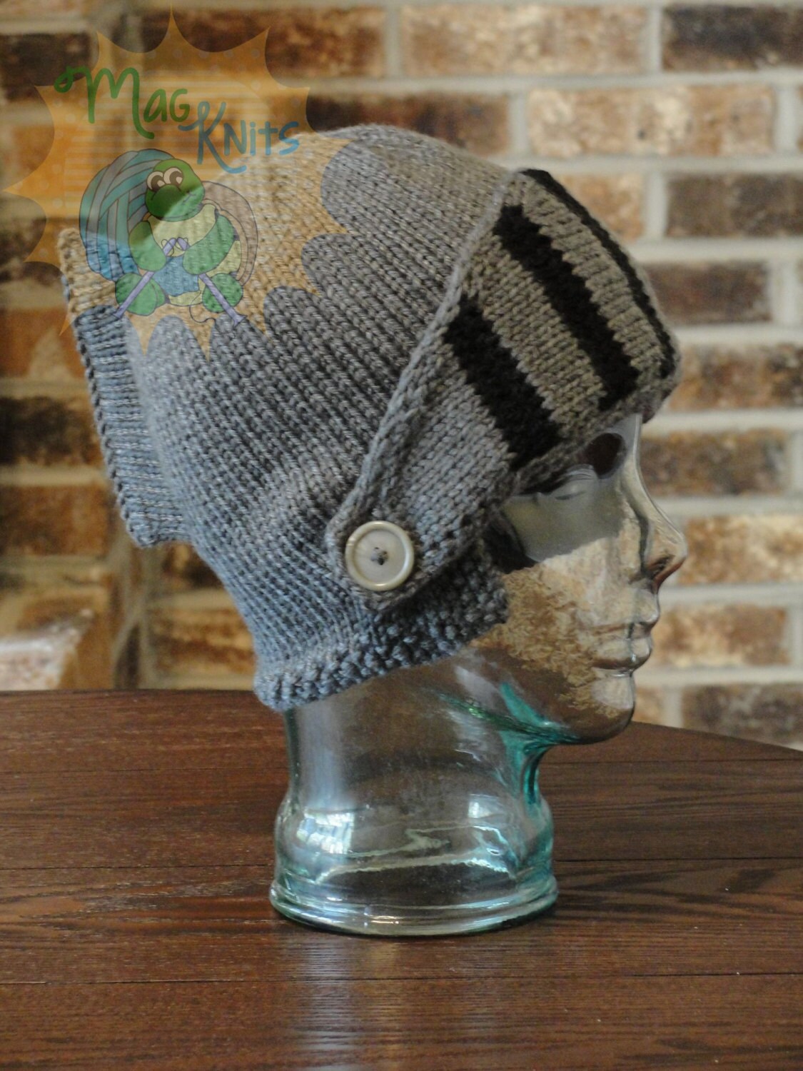INSTANT Download PDF - KNIT Sir Knight Helmet Pattern - Etsy Canada