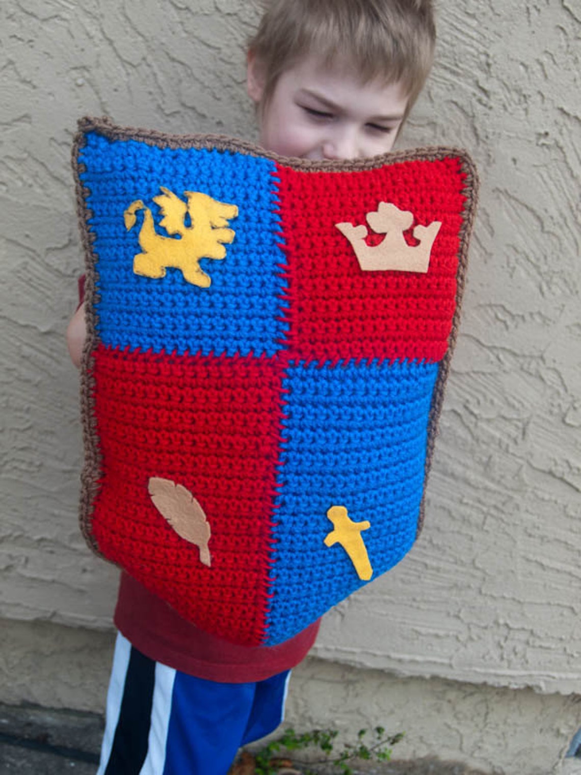 PDF Crochet Pattern - Mack the Knight Pillow Instant Download - Etsy
