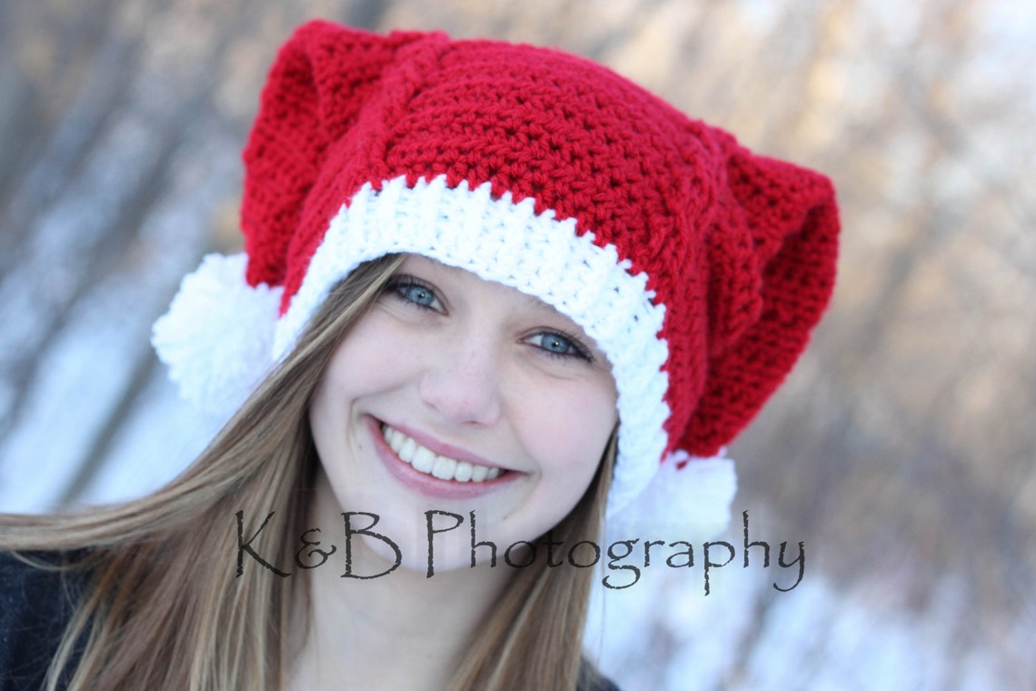 Penny's Santa Hat - Crochet PDF Pattern, Instant Download - Etsy UK