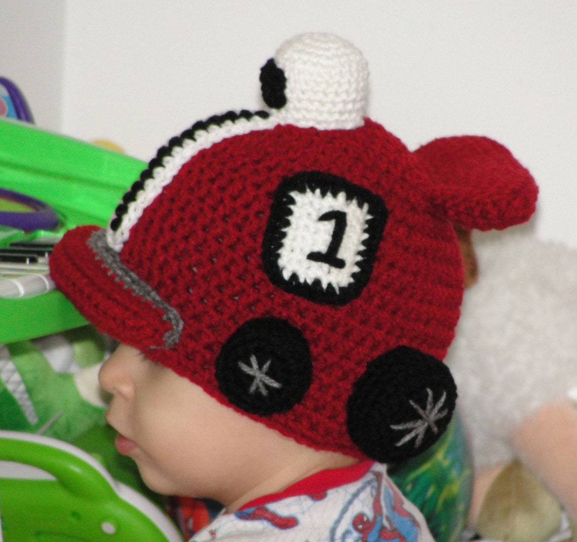 Speed Racer Beanie - PDF Crochet Pattern - INSTANT DOWNLOAD - Etsy