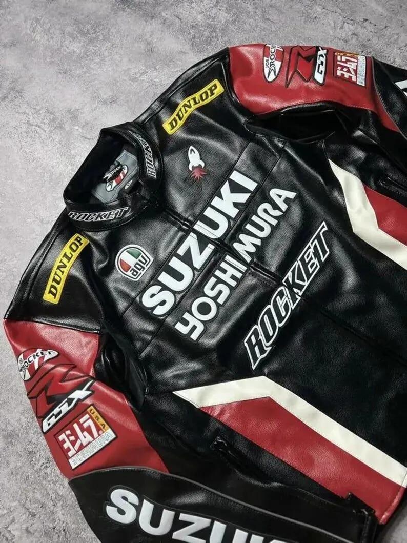 Suzuki Yoshimura Joe Rocket Motorcycle Jacket | Suzuki Racing Leather ...
