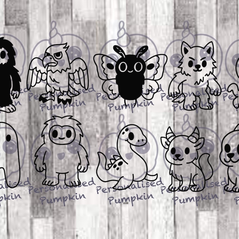 Cryptid Svg for Cricut - Etsy UK