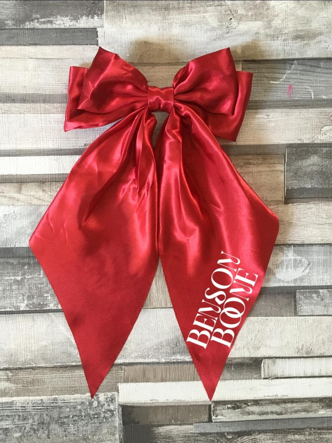 XL Red Benson Boone Hair Bow - Etsy