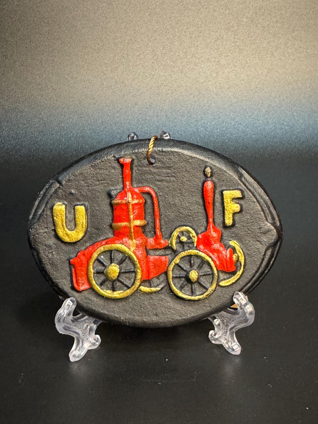 Vintage 1930’s UF (united Fireman’s Insurance Co) Firemark Plaque for ...