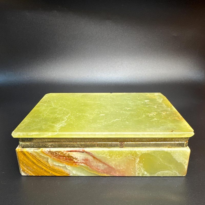 Onyx Green Jewelry Box - Etsy