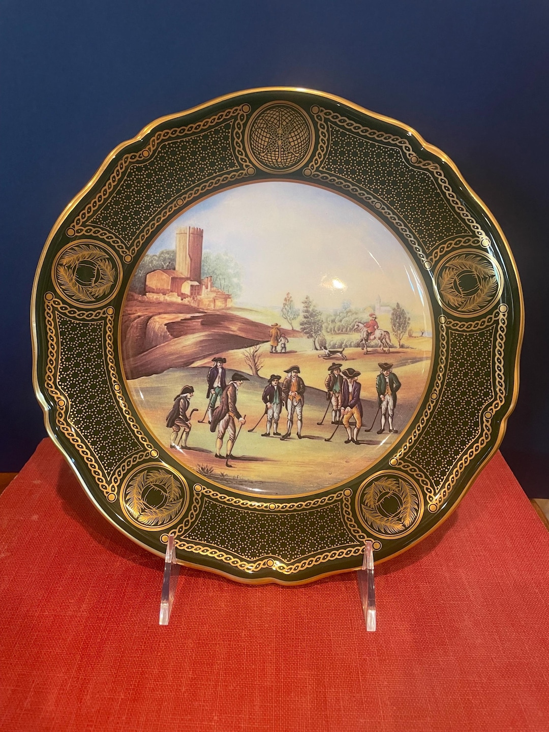 Limited Edition Spode "the Antique Golf Series" Plate No. 6, #287/2000 ...