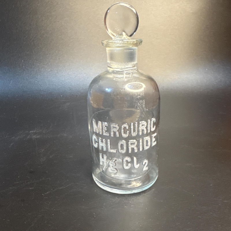 Mercury Glass Bottle - Etsy