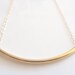 Curved Gold Bar Neckalce Curved Bar Necklace Minimalist - Etsy