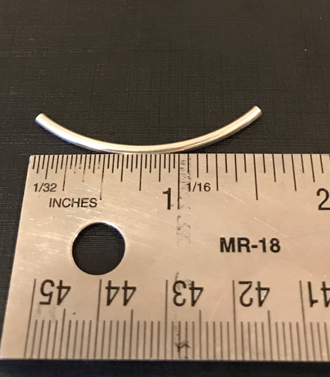 Curved Gold Bar Neckalce Curved Bar Necklace Minimalist | Etsy