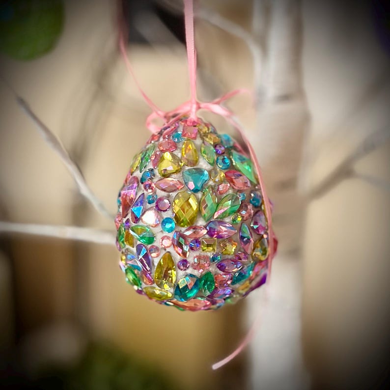 Bedazzled Easter Egg. - Etsy