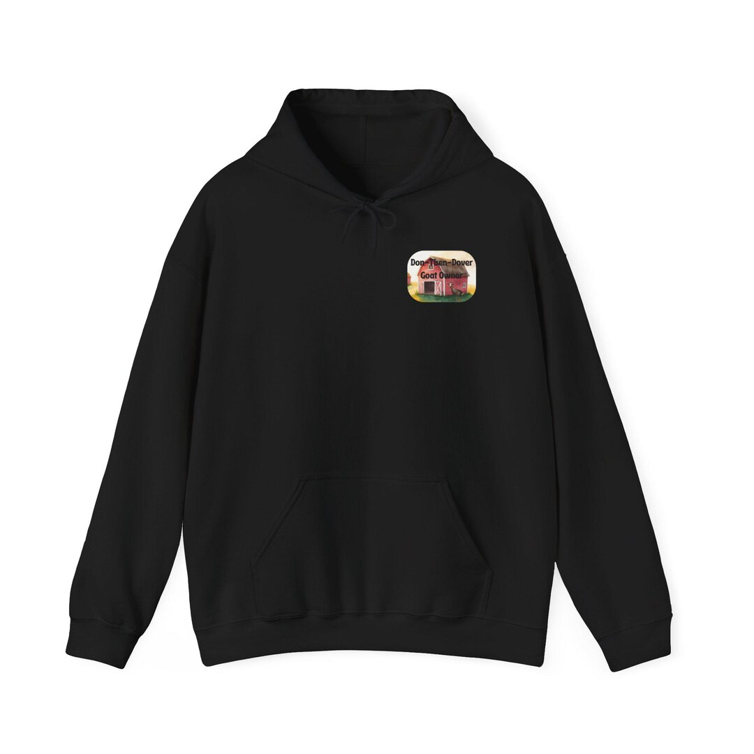 Don-tben-dover Goose Goat Hoodie | Funny Farm Pun Sweatshirt - Etsy