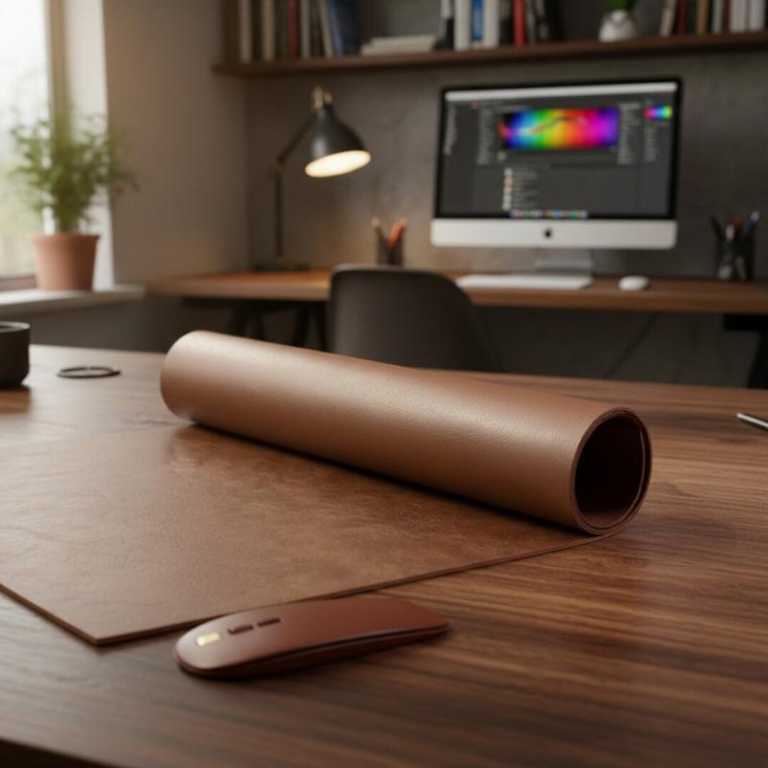 Leather Desk Mat Large, Eco Friendly Desk Pad, Office Desk Protector ...