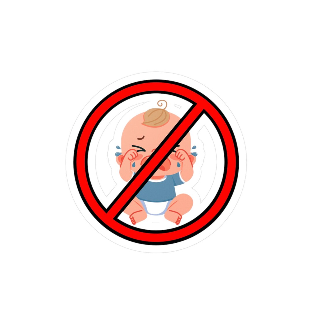 NO CRY BABIES Kiss-cut Vinyl Decals - Etsy