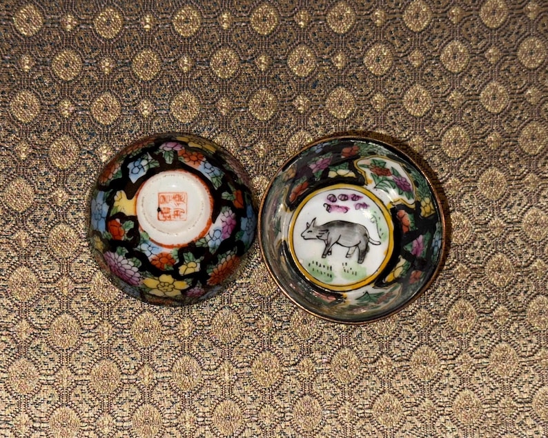 Japanese Animal Zodiac Sake Set in Original Box - Etsy