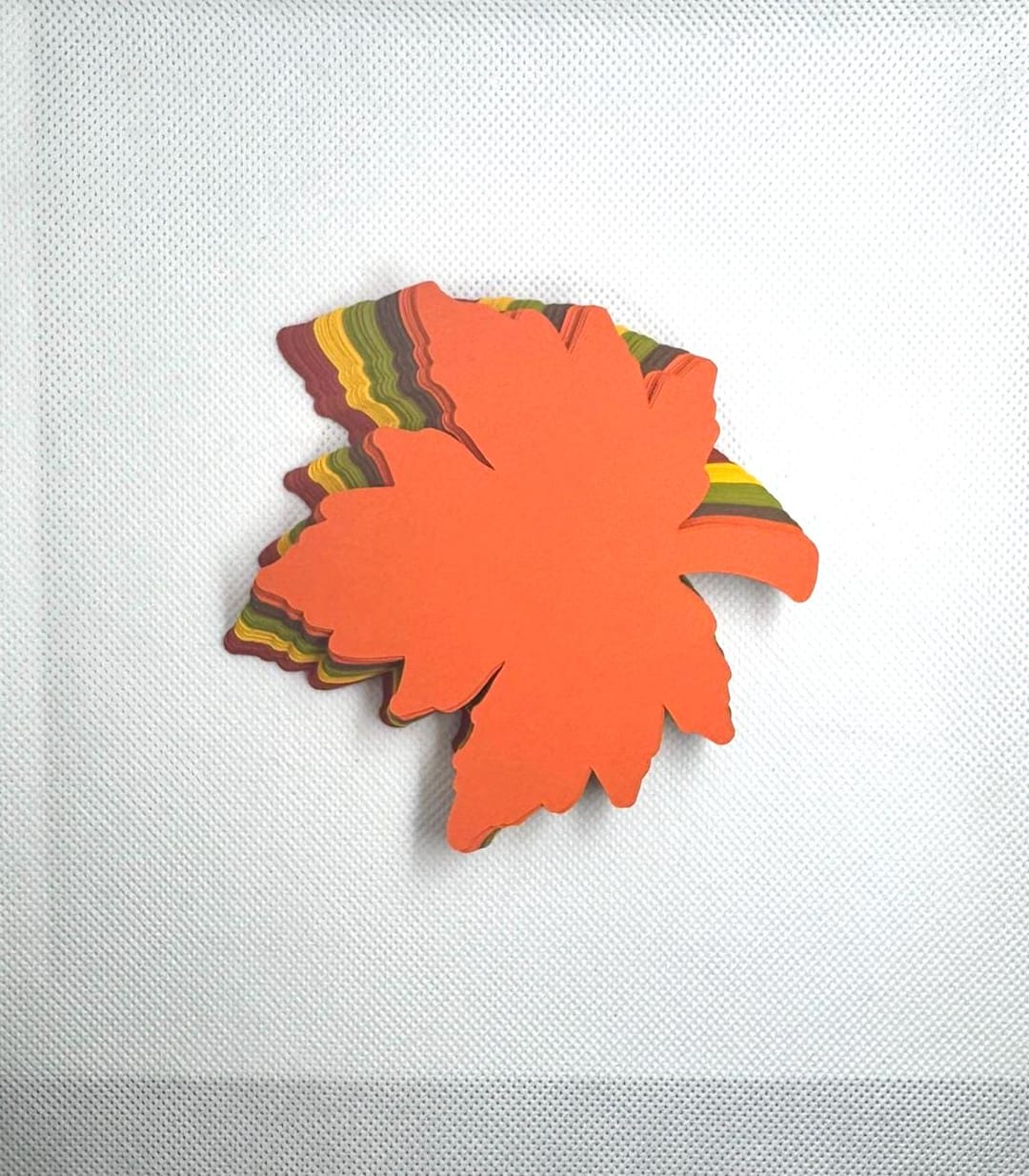 25 Large Fall Leaves Die Cuts, 4 Inch Leaf Cutout, Large Leaf Confetti ...