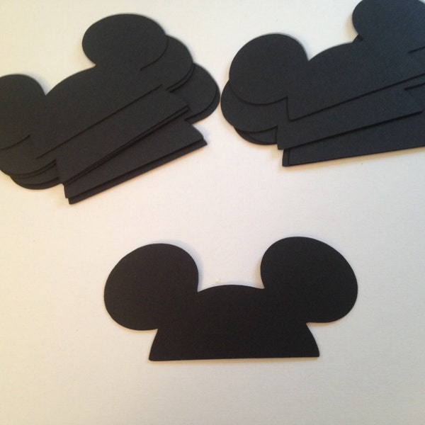 Mickey Mouse Ear Cutout - Etsy