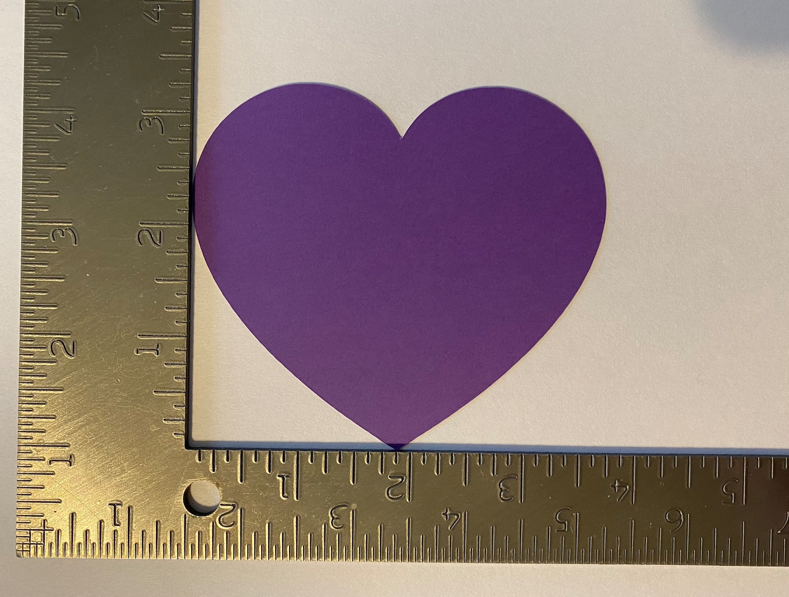 30 Count Purple Heart Cut Outs Heart Die Cuts Valentine - Etsy