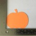 24 Orange Pumpkin Cut Outs Pumpkin Die Cuts Halloween Confetti 3 1/4 ...