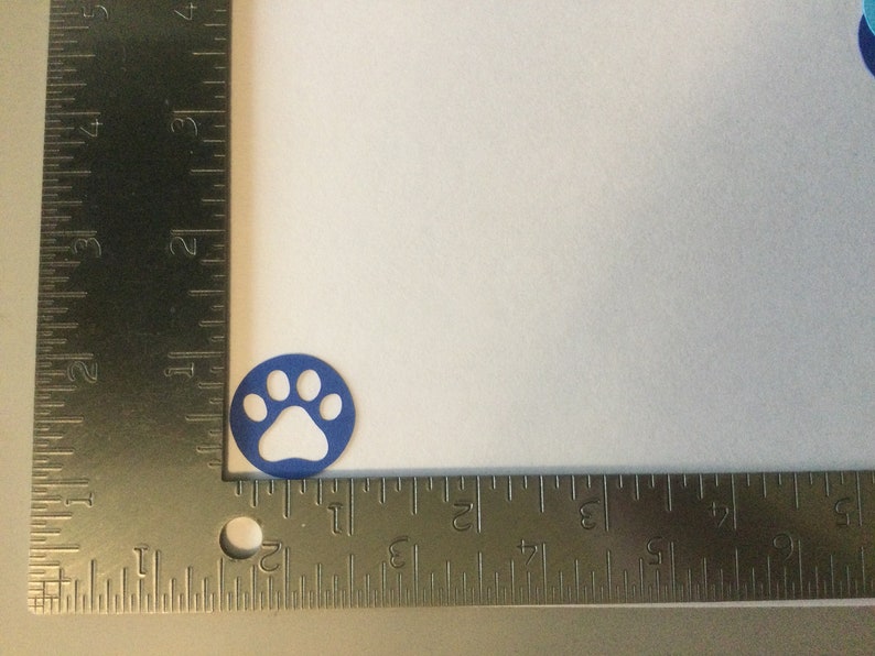 Blue Paw Print Confetti: Birthday Party Decorations, 100 Pieces - Etsy