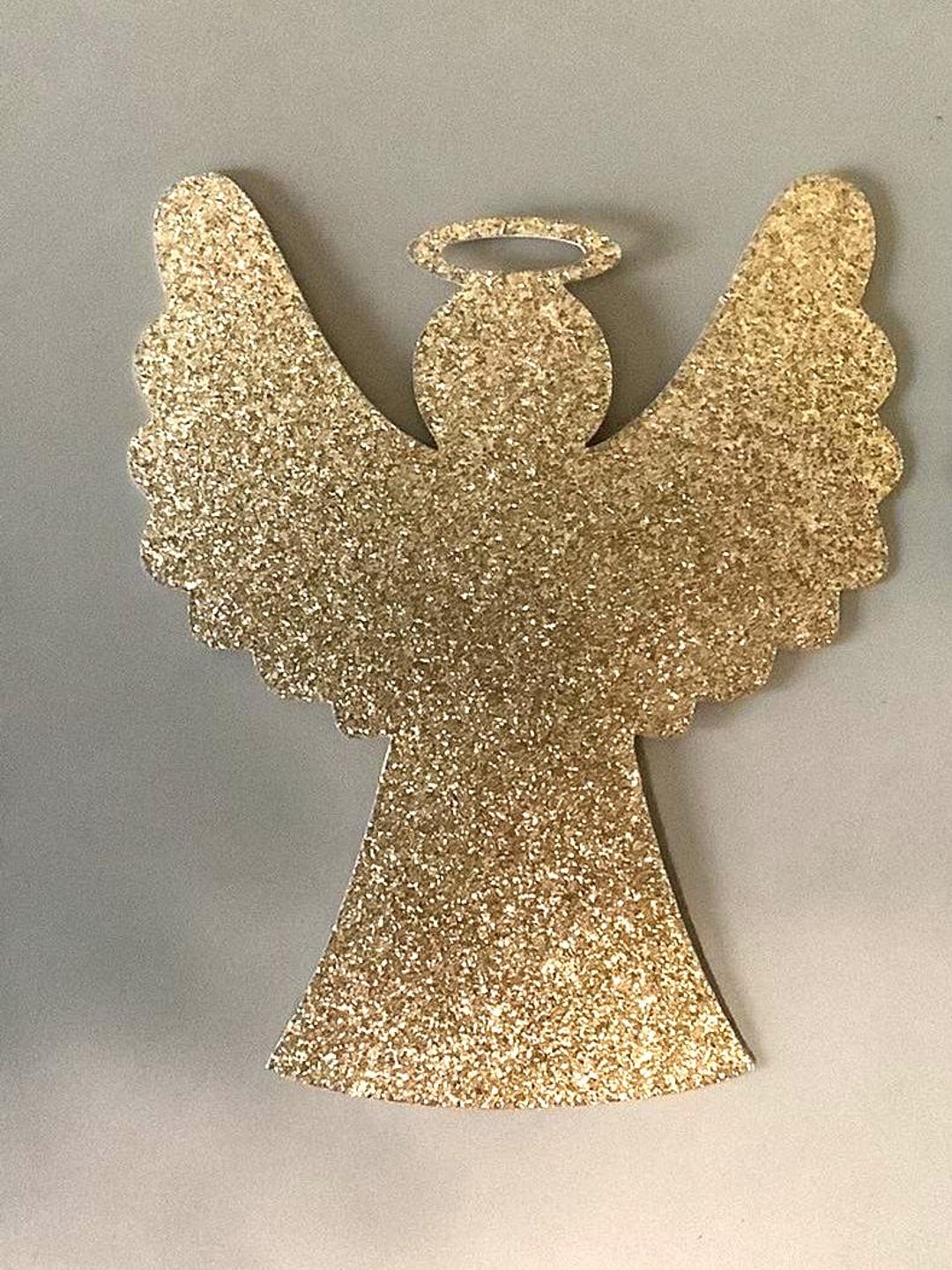 25 Gold Angel Die Cuts: 4" Christmas Craft Tags, DIY Scrapbooking ...