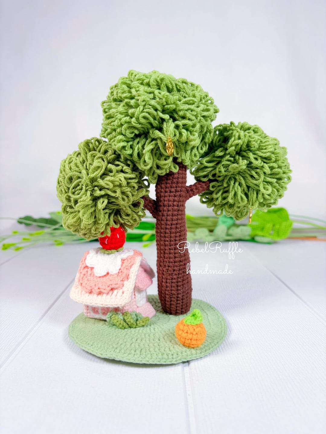 A Great Banyan Tree | With House and Oranges | Landscape Plants ...