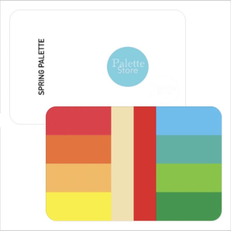 Seasonal Color Analysis Palette Pocket Cards – Winter, Spring, Summer ...