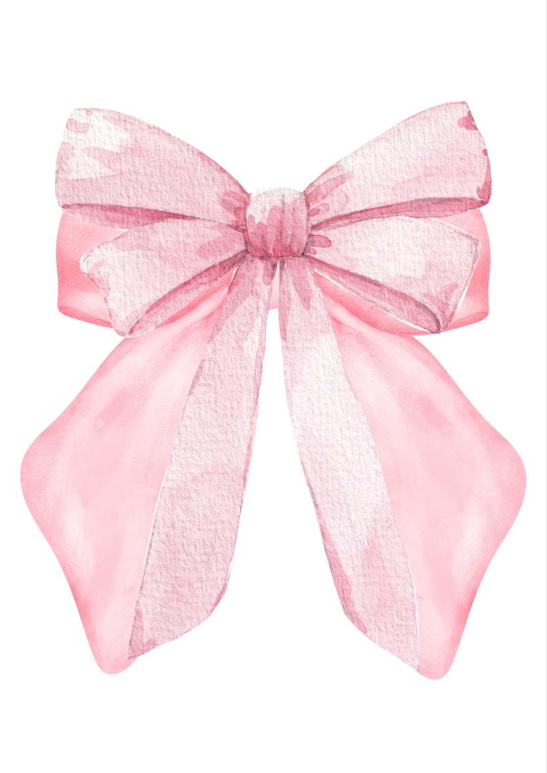 Pink Bow Posters 3 Bow Designs Canva Digital Template - Etsy