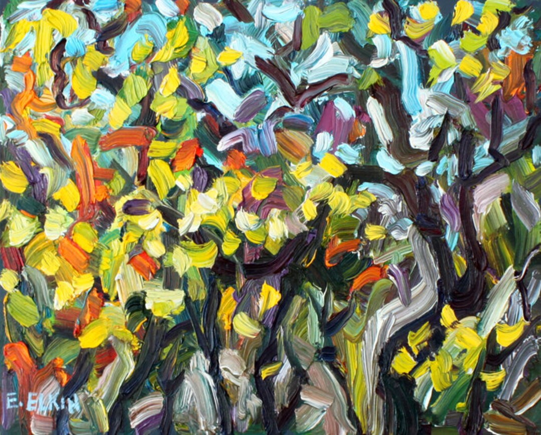 Original Fine Art Oil Painting Landscape Fall 8x - Etsy