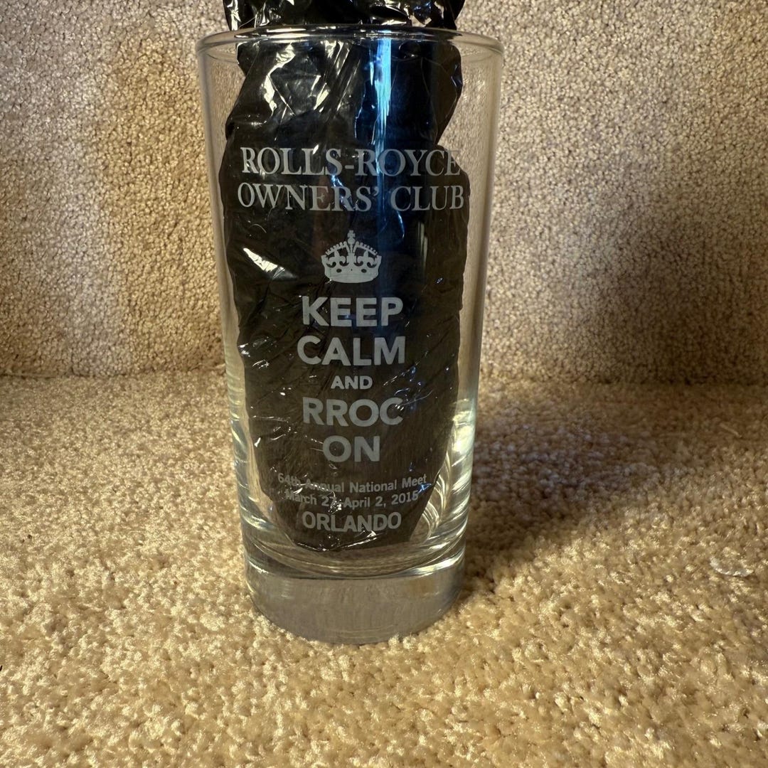 Rolls Royce Owners Club RROC Tall Glass Orlando 2015 Keep Calm and RROC ...