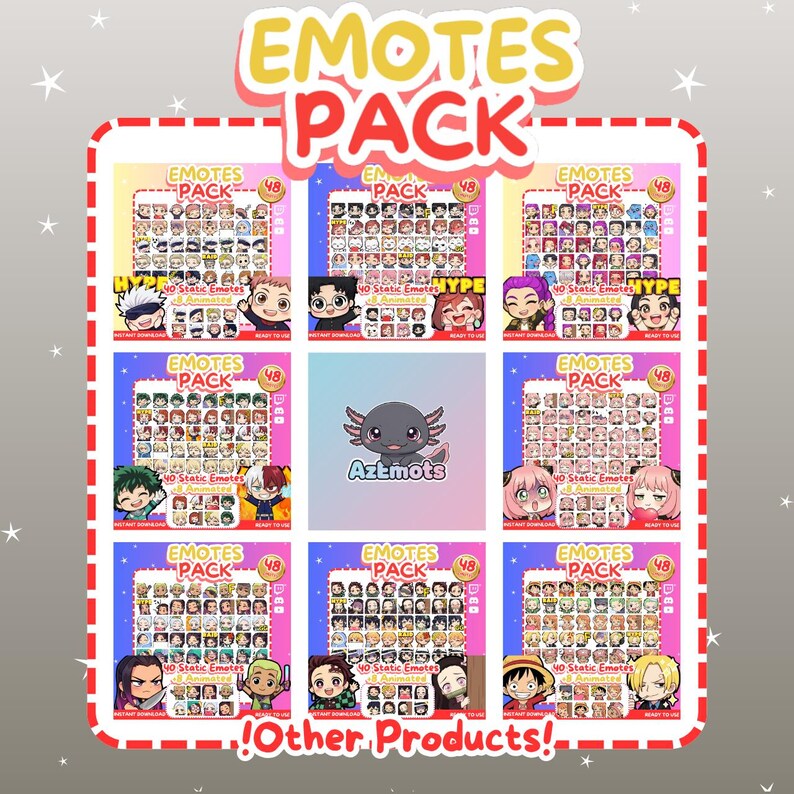 Dandadan Emotes Megapack | Animated Twitch, Discord Emotes (48 Pack ...